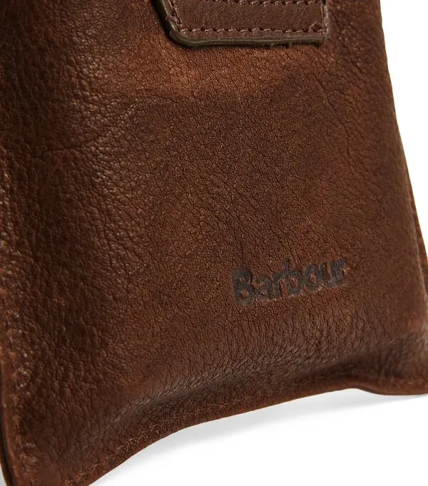 Barbour Leather Hip Flask