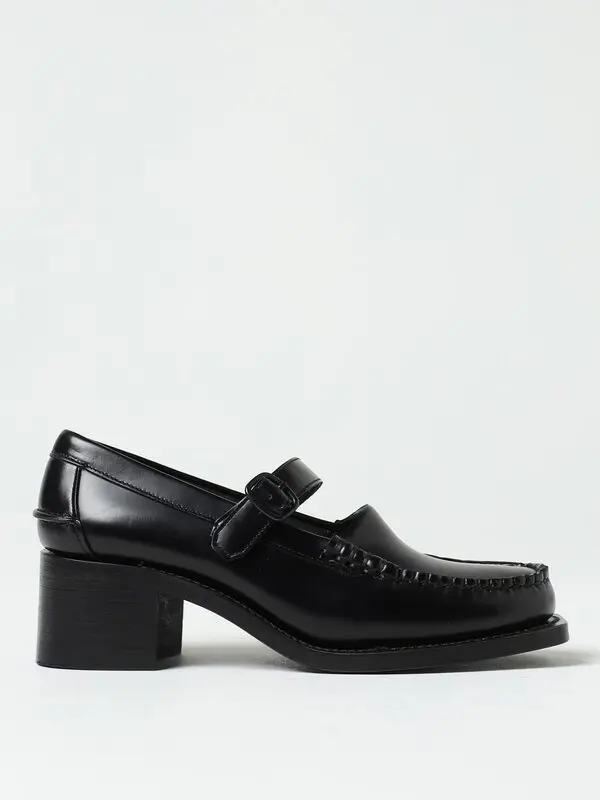 Hereu High Heel Mary Jane Shoes - Black