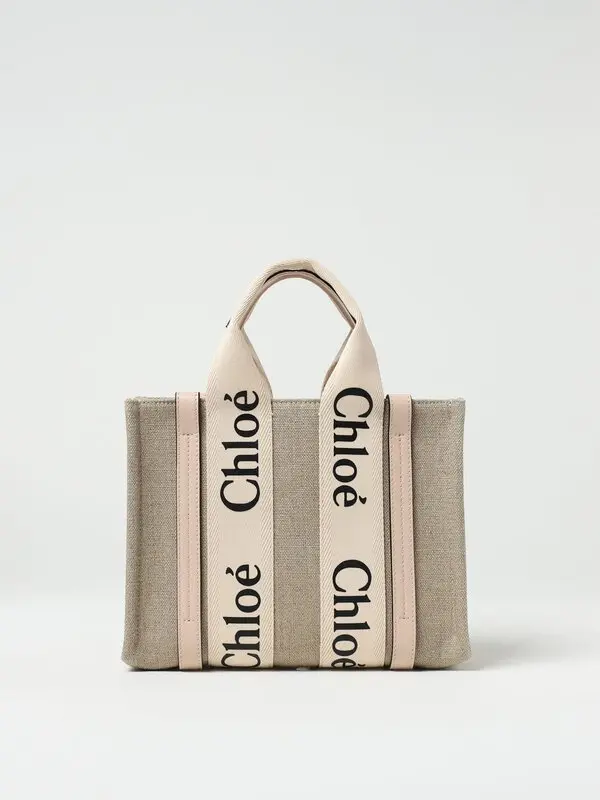 Chloé Woody Tote Bag - Cream