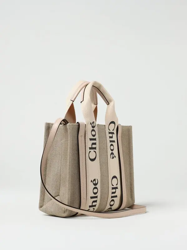 Chloé Woody Tote Bag - Cream