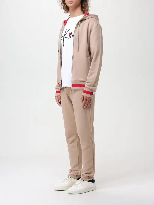 Kiton Zip-up Hoodie And Joggers Set
