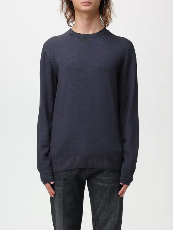 FAY Crew Neck Sweater - Black