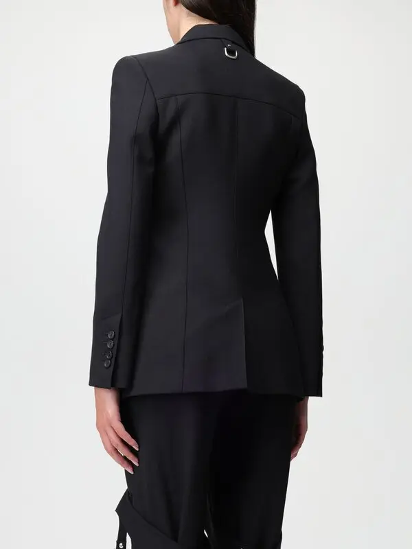 Off-White Virgin Wool Blazer With Harness