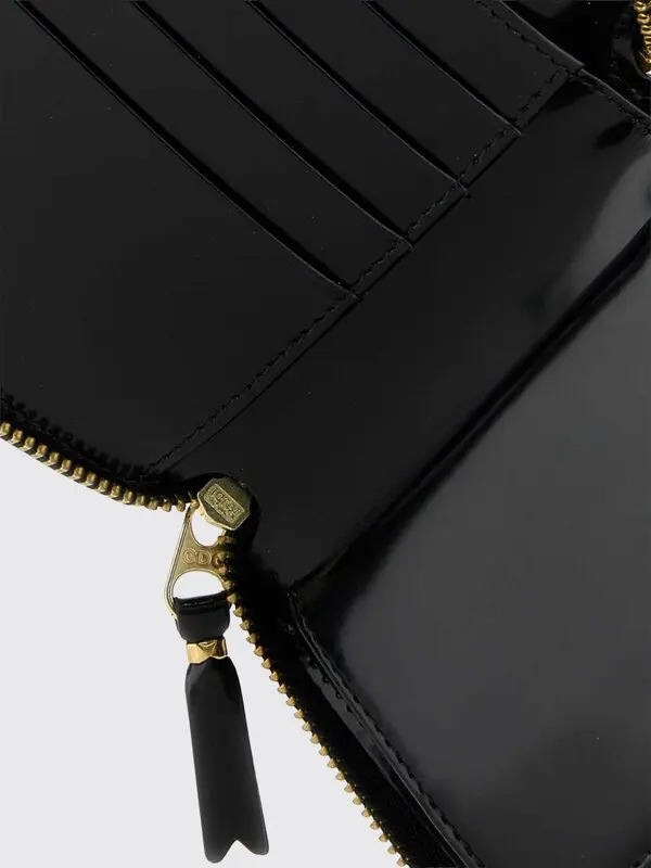 Comme Des Garçons Continental Zip-around Leather Wallet By