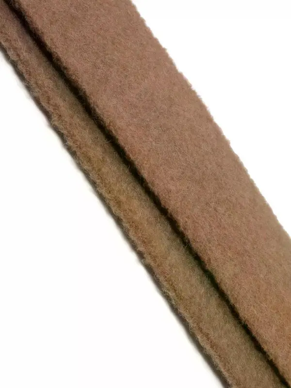 Acne Studios Brushed-effect Logo-patch Scarf