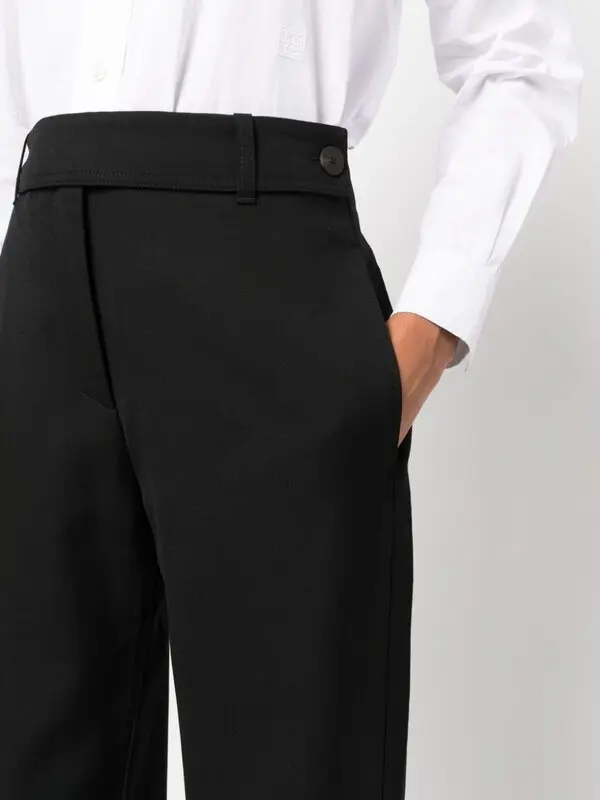 Studio Nicholson Virgin Wool Wide-leg Trousers