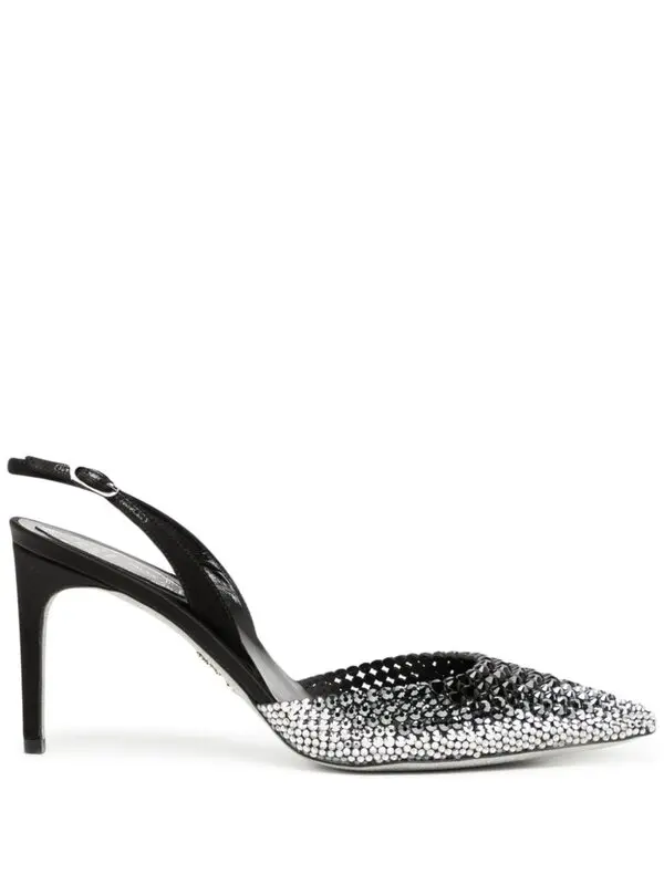 Rene Caovilla Jackie 70mm Crystal-embellished Pumps