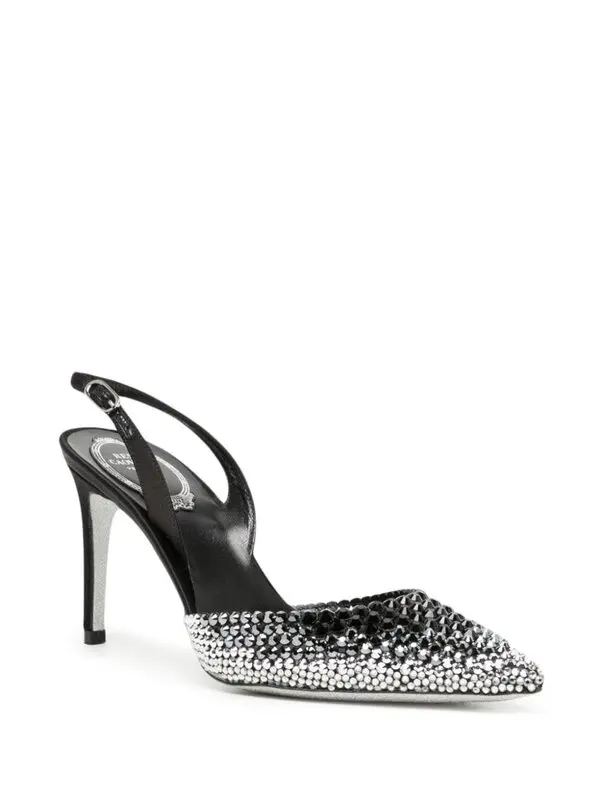 Rene Caovilla Jackie 70mm Crystal-embellished Pumps