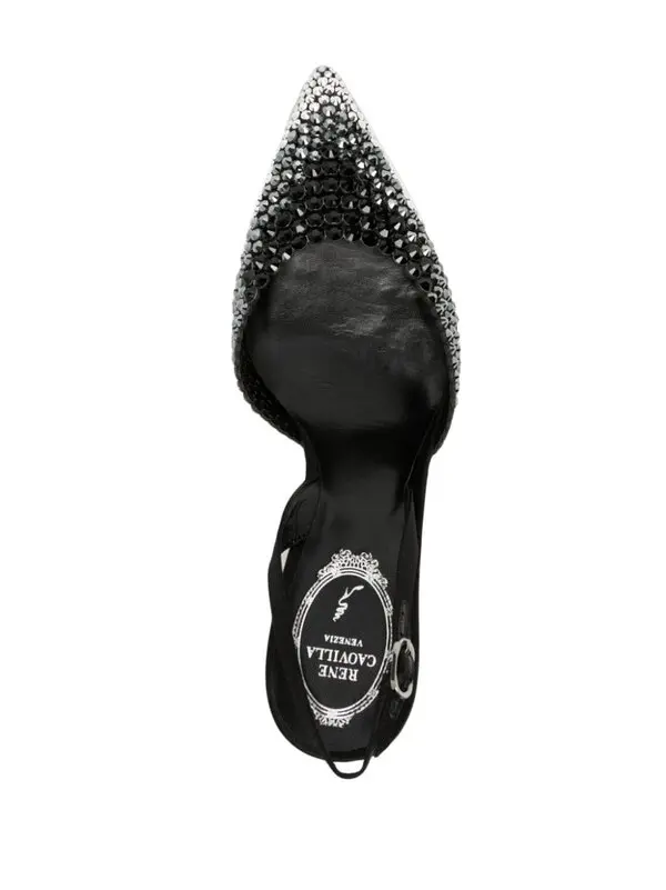Rene Caovilla Jackie 70mm Crystal-embellished Pumps