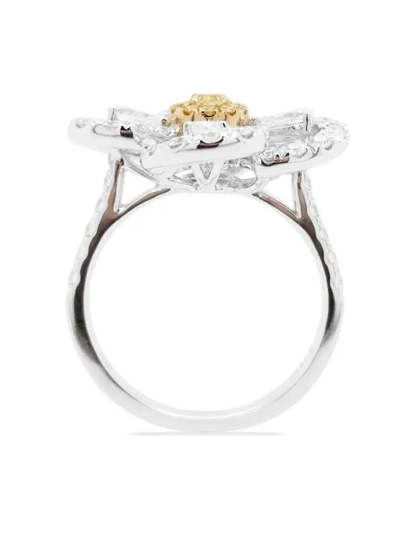 HYT JEWELRY 18k Gold, Platinum And Diamond Ring