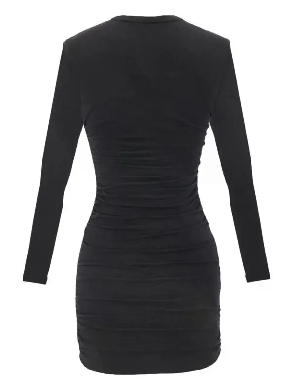 Saint Laurent Draped Wool Dress