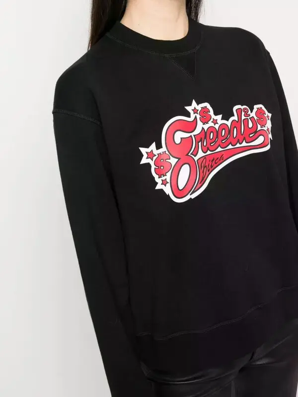 Dsquared2 Logo Print Long Sleeve Sweatshirt
