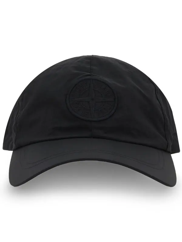 Stone Island Compass-patch Baseball Cap - Black