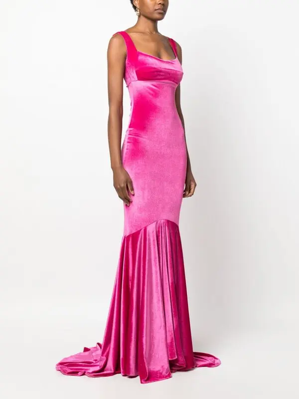 ATU BODY COUTURE Pleated Maxi Dress