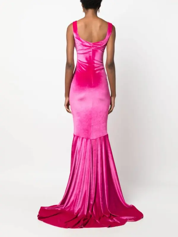 ATU BODY COUTURE Pleated Maxi Dress