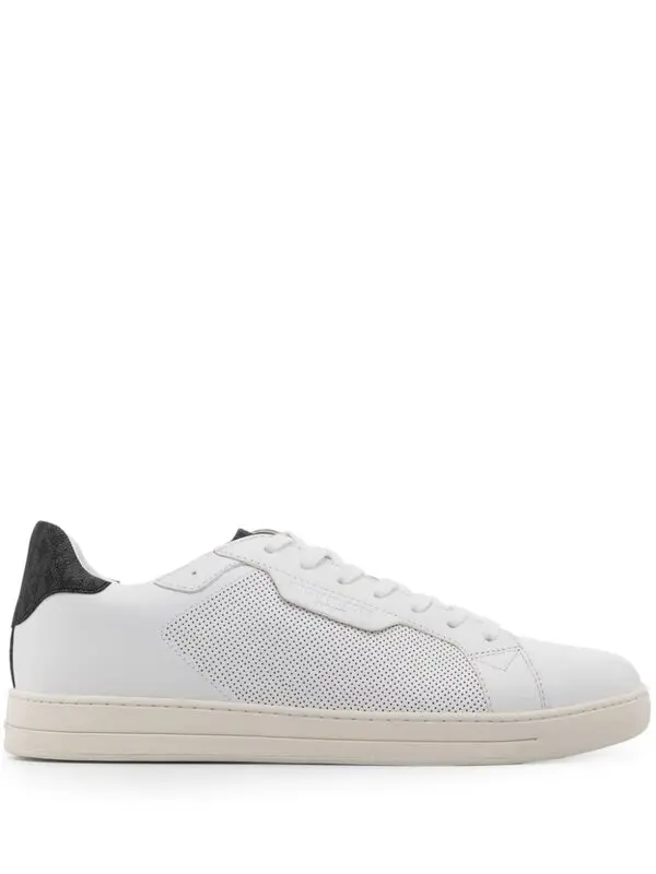 Michael Kors Keating Perforated-panel Sneakers - White
