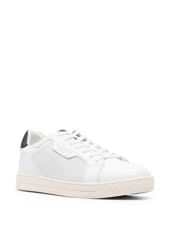 Michael Kors Keating Perforated-panel Sneakers - White