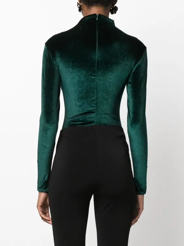 ATU BODY COUTURE Velvet Bodysuit - Green