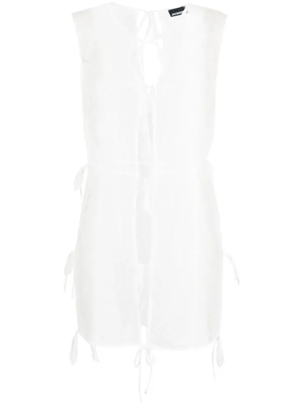 Jacquemus La Robe Sleeveless Mini Dress