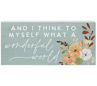 SINCERE SURROUNDINGS 12' Wonderful World Fall I Nspire Board - One-color