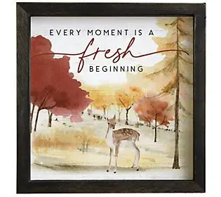 SINCERE SURROUNDINGS 10' Fresh Beginnings Fall Ramed Art - One-color