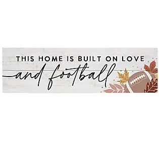 SINCERE SURROUNDINGS 24' Love And Football Pall T Board - One-color