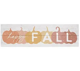 SINCERE SURROUNDINGS 24' Happy Fall Pumpkins Pa Llet Board - One-color
