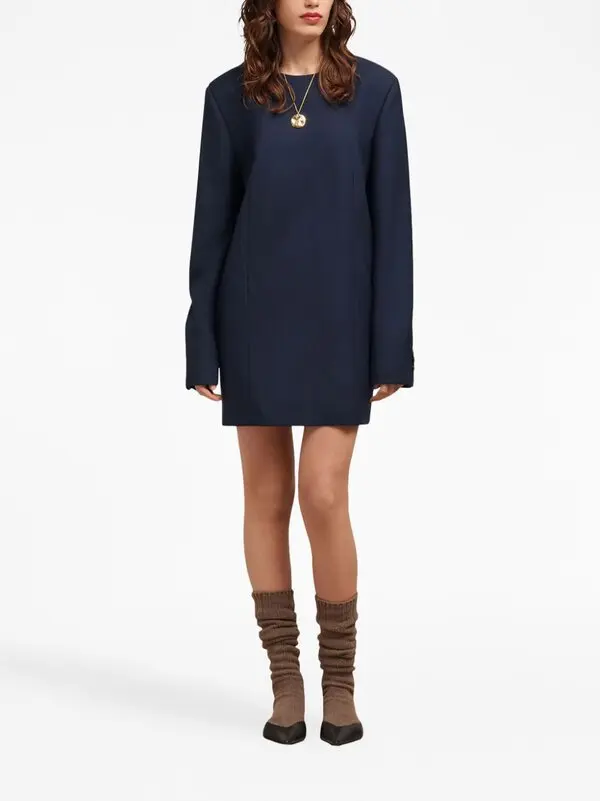 Ami Virgin Wool Mini Dress