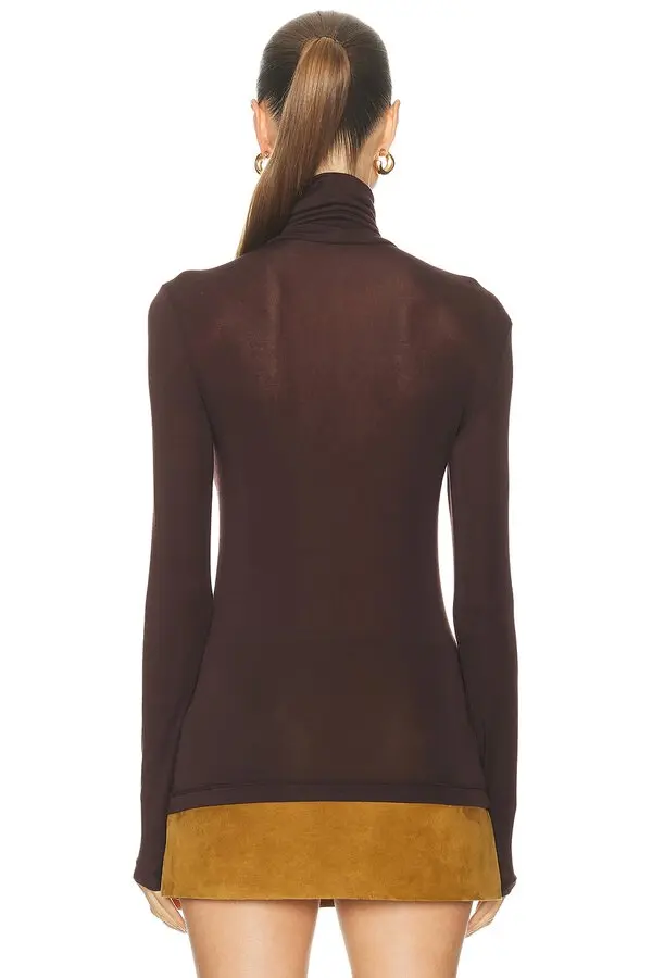 AGOLDE Pascale Turtleneck - Root