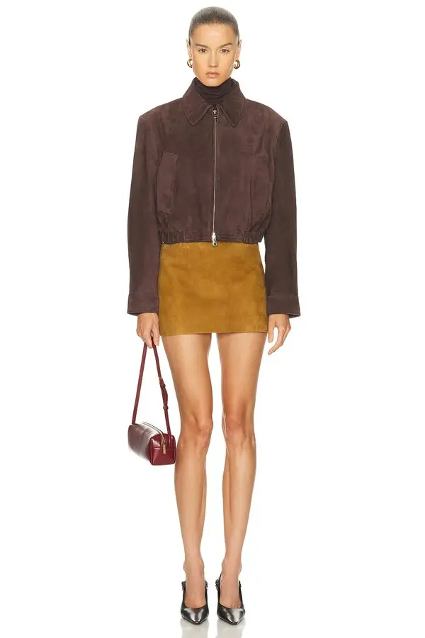 AGOLDE Pascale Turtleneck - Root