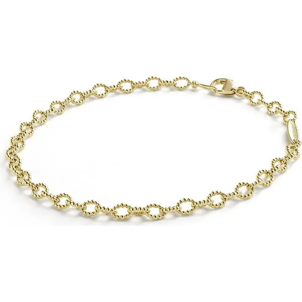 Lagos Signature Caviar Link Bracelet - Gold