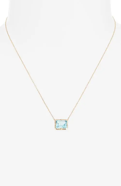 Anzie Cléo Daniela Topaz Pendant Necklace