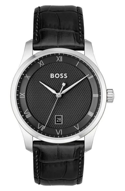 BOSS Principle Strap Watch - Black