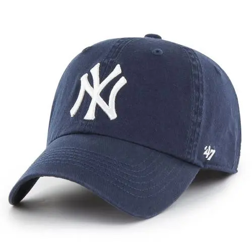 '47 New York Yankees Franchise Logo Fitted Cap - Navy
