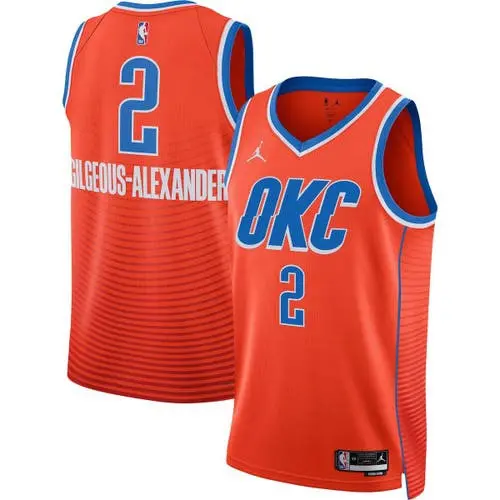 JORDAN BRAND Shai Gilgeous-alexander Oklahoma City Thunder Swingman Statement Edition Jersey