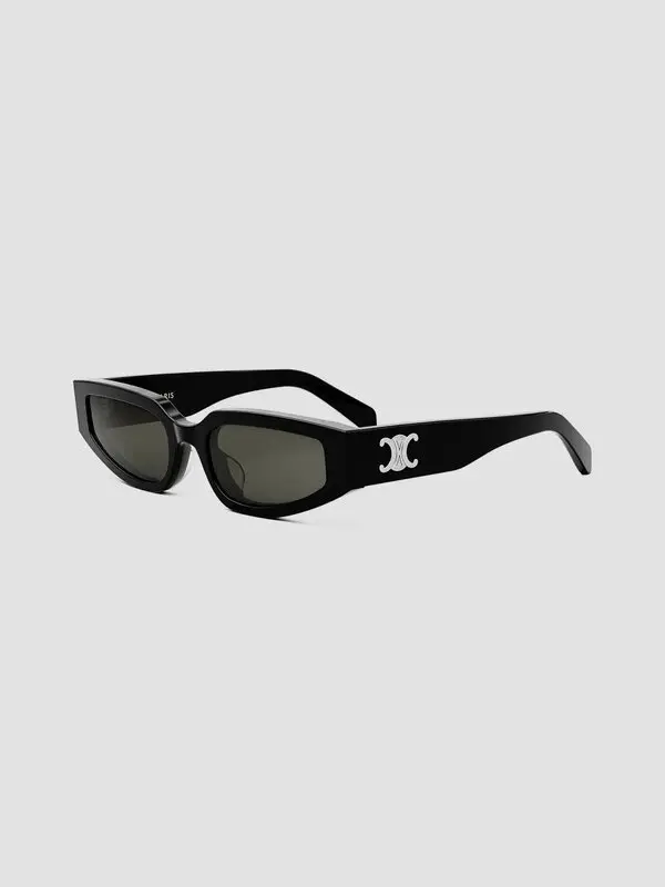 Celine Triomphe 54mm Geometric Sunglasses - Black