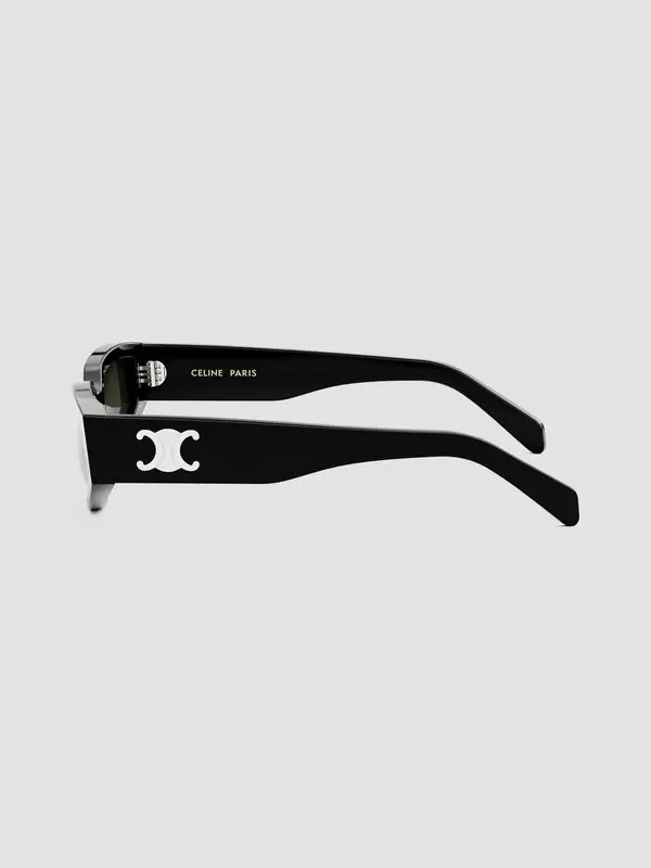 Celine Triomphe 54mm Geometric Sunglasses - Black