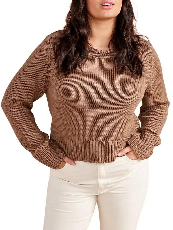 LA LIGNE Solid Marina Sweater - Tan