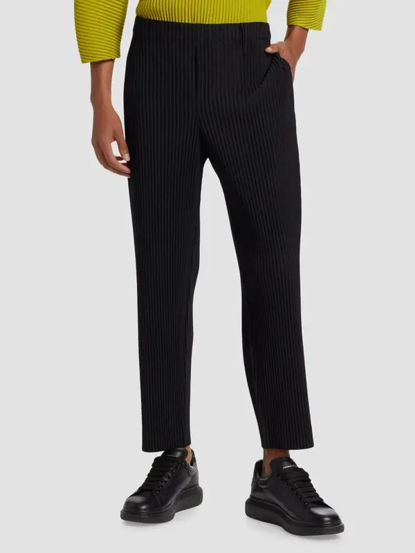 Issey Miyake Basics Pleated Knit Pants