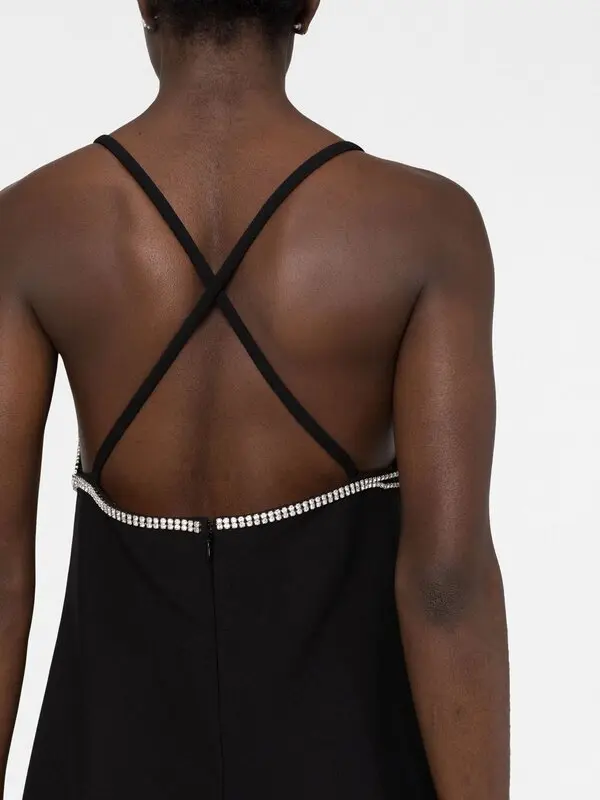 Elie Saab Embellished V-neck Mini Dress