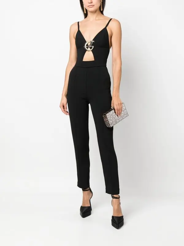 Elie Saab Silk Blend Jumpsuit With Cut-out Detail