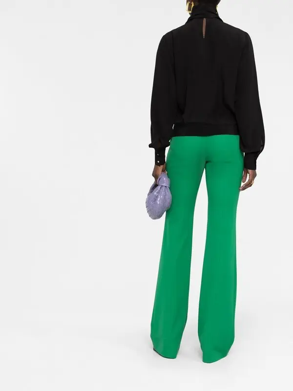 Elie Saab Silk Blouse With Cut-out Detail