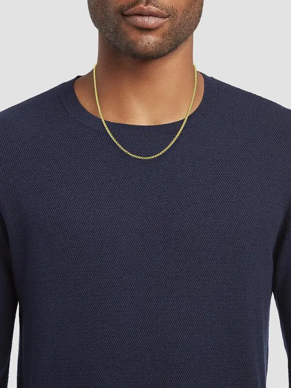 Saks Fifth Avenue Collection Collection 14k Yellow Lite Round Box Chain Necklace
