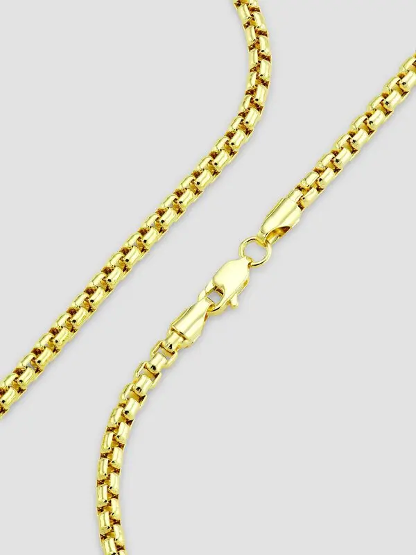 Saks Fifth Avenue Collection Collection 14k Yellow Lite Round Box Chain Necklace