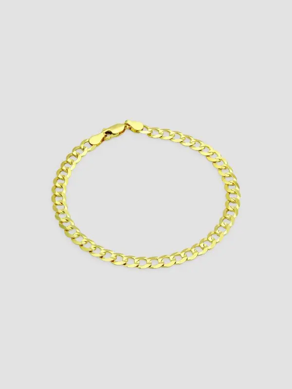 Saks Fifth Avenue Collection Collection 14k Yellow Comfort Curb Bracelet