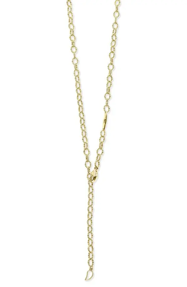 Lagos Signature Caviar Beaded Chain Necklace