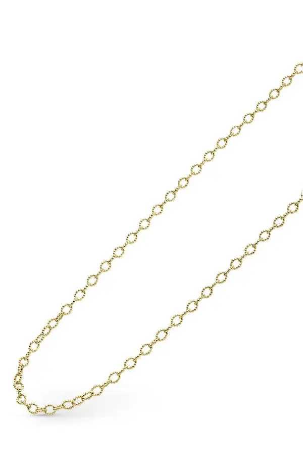 Lagos Signature Caviar Beaded Chain Necklace