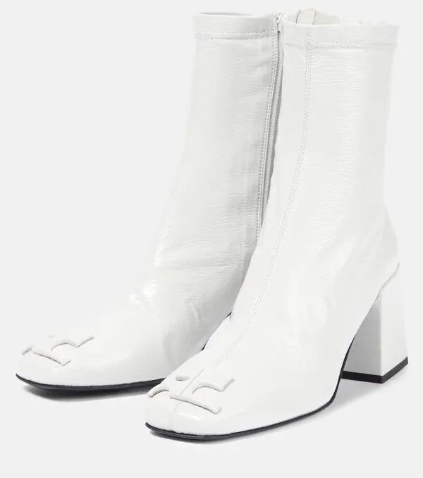 COURREGES Courrèges Heritage Faux Leather Ankle Boots