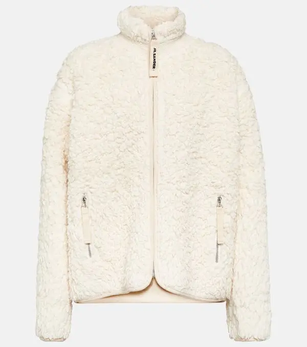 JIL SANDER Teddy Jacket - White