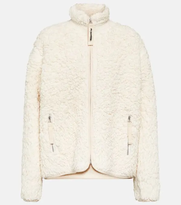 JIL SANDER Teddy Jacket - White